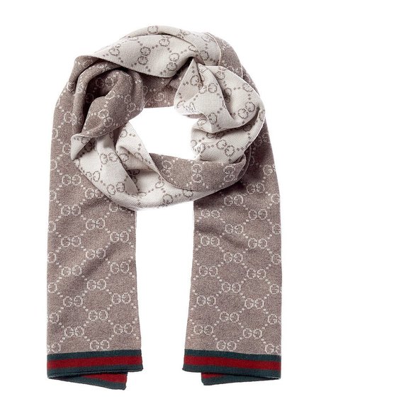 Gucci | Accessories | Gucci Gg Logo Wool Scarf | Poshmark